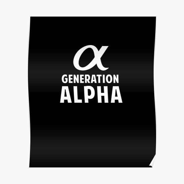 "Gen Alpha Gen Z Gen X Millennial Baby Boomer American Groups" Poster ...