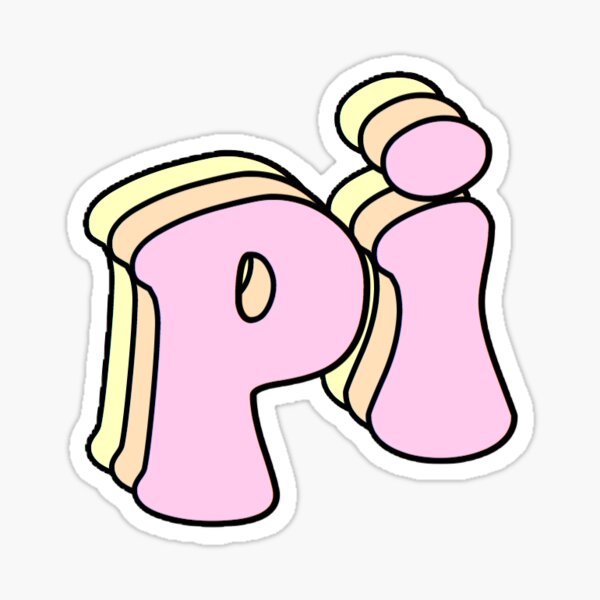 "Pi Sticker" Sticker by laurens1234 | Redbubble