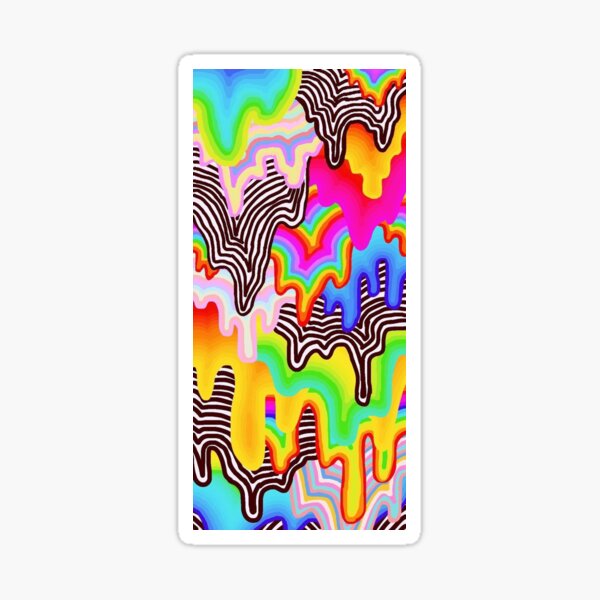 "Retro Drip Collage" Sticker for Sale by persianezhad | Redbubble
