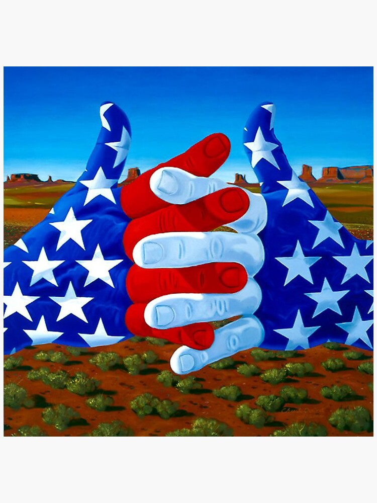 "Chuck Baird's Painting "America" (in ASL)" Sticker for Sale by Wynnel ...