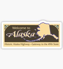 Alaska Highway Stickers | Redbubble