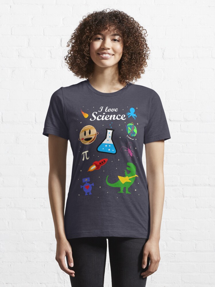 "I Love Science" T-shirt for Sale by jezkemp | Redbubble | science t ...