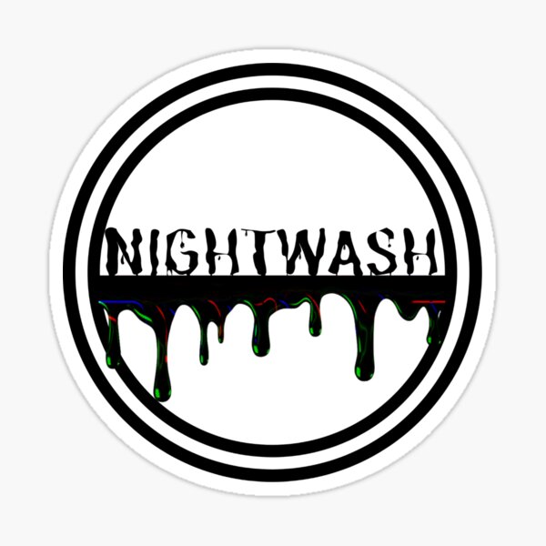 "Nightwash" Sticker by Fifth-Marauder | Redbubble