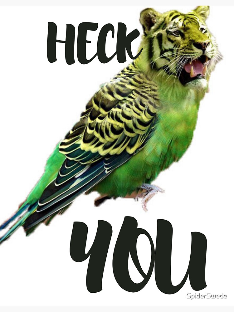 "Funny Cute Heck You T-Shirt Fahion Meme" Sticker for Sale by ...