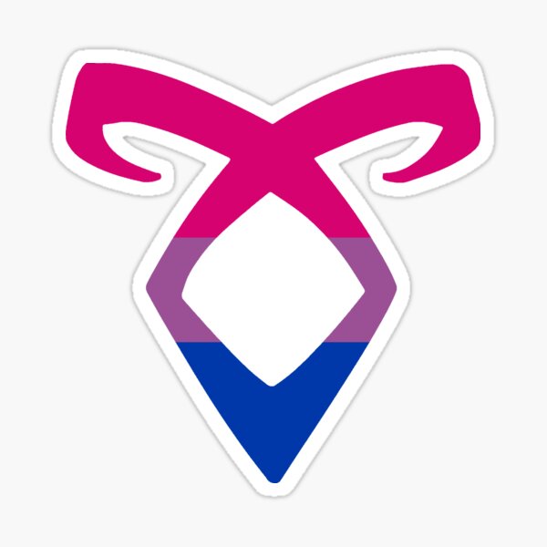 "Pride Rune (Bisexual)" Sticker by emijanelle | Redbubble