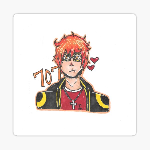 "707 Sticker" Sticker by RabbitSprite | Redbubble