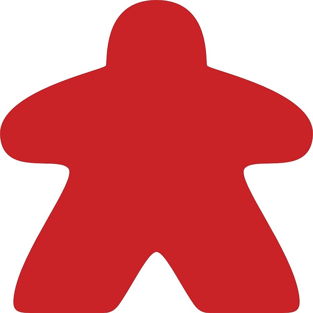 "Red Meeple" by tarini83 | Redbubble