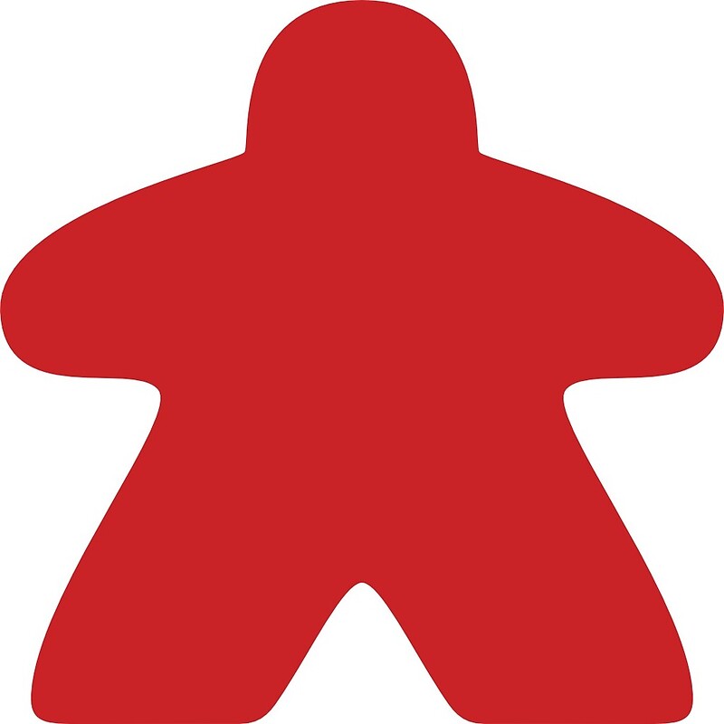 "Red Meeple" by tarini83 | Redbubble