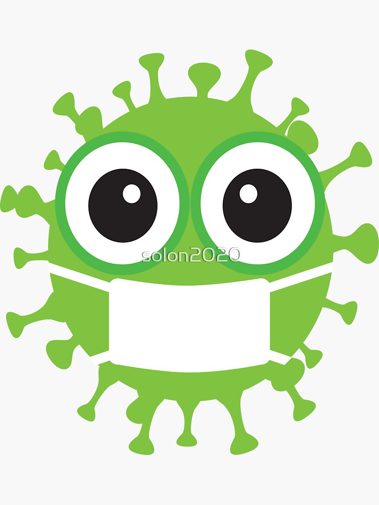 "Virus" Sticker for Sale by solon2020 | Redbubble