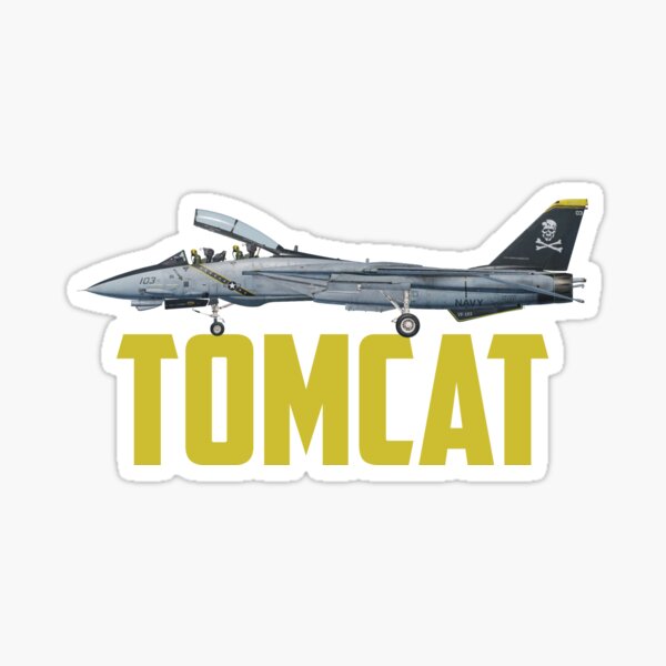"F-14 Tomcat" Sticker by FlyNeX | Redbubble
