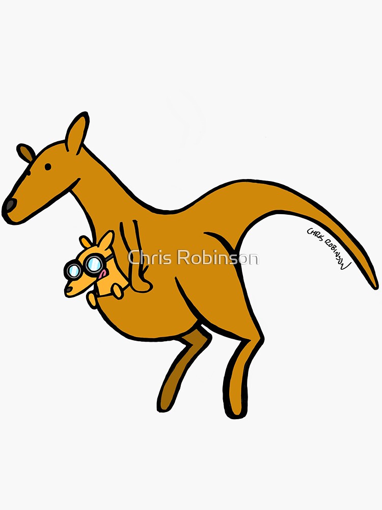 "Joey" Sticker by chrisdrawsstuff | Redbubble