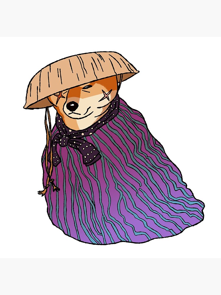 "Samurai doggo design" Poster by Gabotto | Redbubble