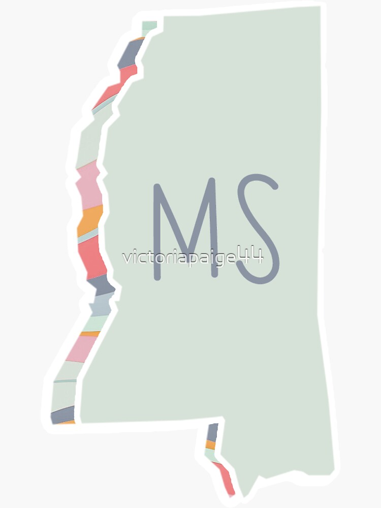 "MS" Sticker by victoriapaige44 | Redbubble