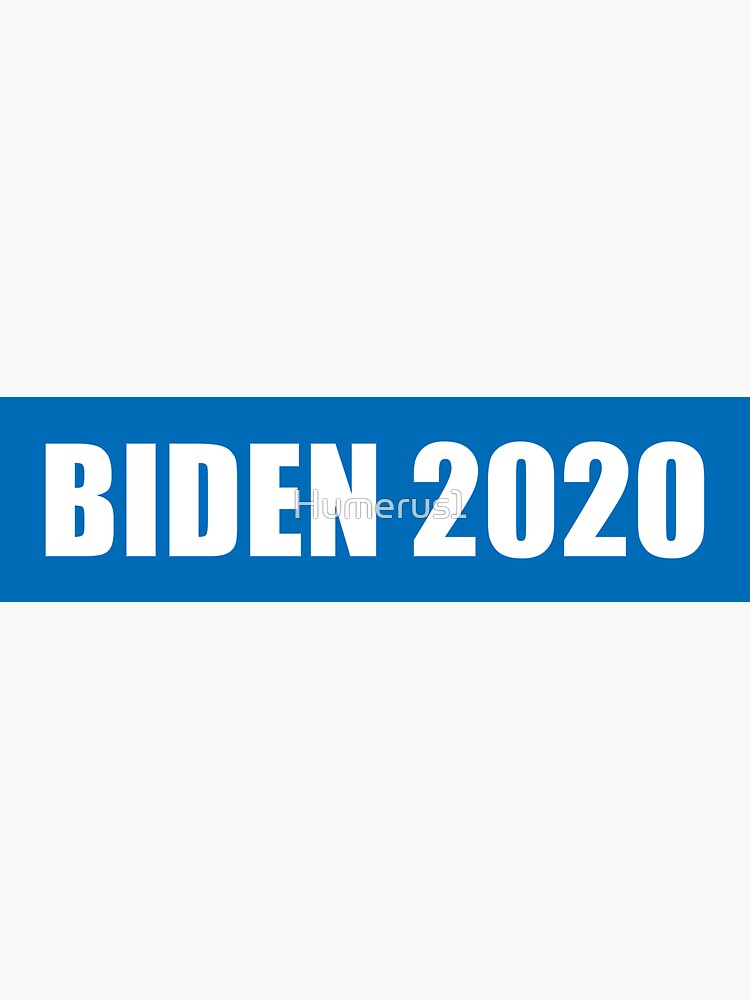 "Biden 2020" Sticker for Sale by Humerus1 | Redbubble