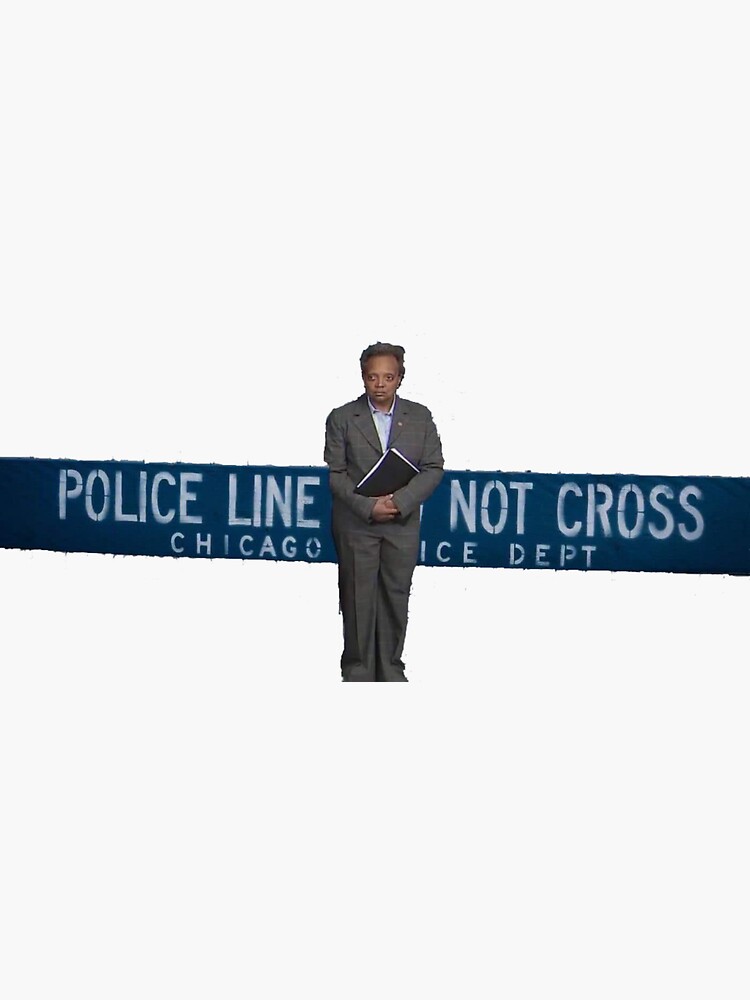 "Chicago Mayor " Sticker by leahgrace7 | Redbubble