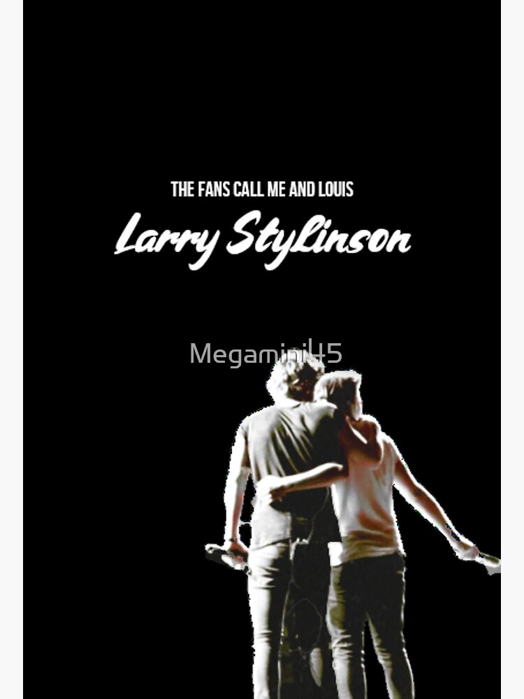 "the fans call me and Louis - Larry Stylinson" Photographic Print for ...