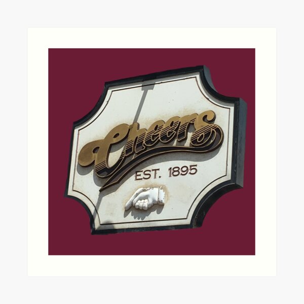 Cheers Boston Wall Art | Redbubble