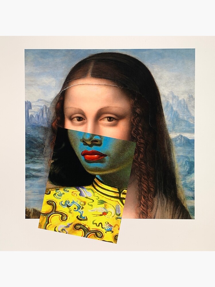 Póster «MONA LISA KITSCH - Collage limpio y simple - fotos reutilizadas ...