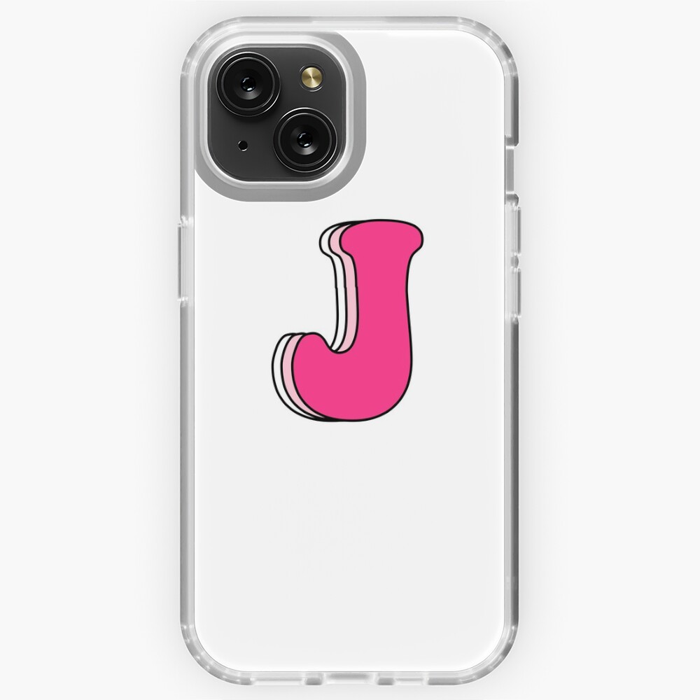 "Uppercase Pink Triple "J"" Sticker for Sale by Maggie S | Redbubble
