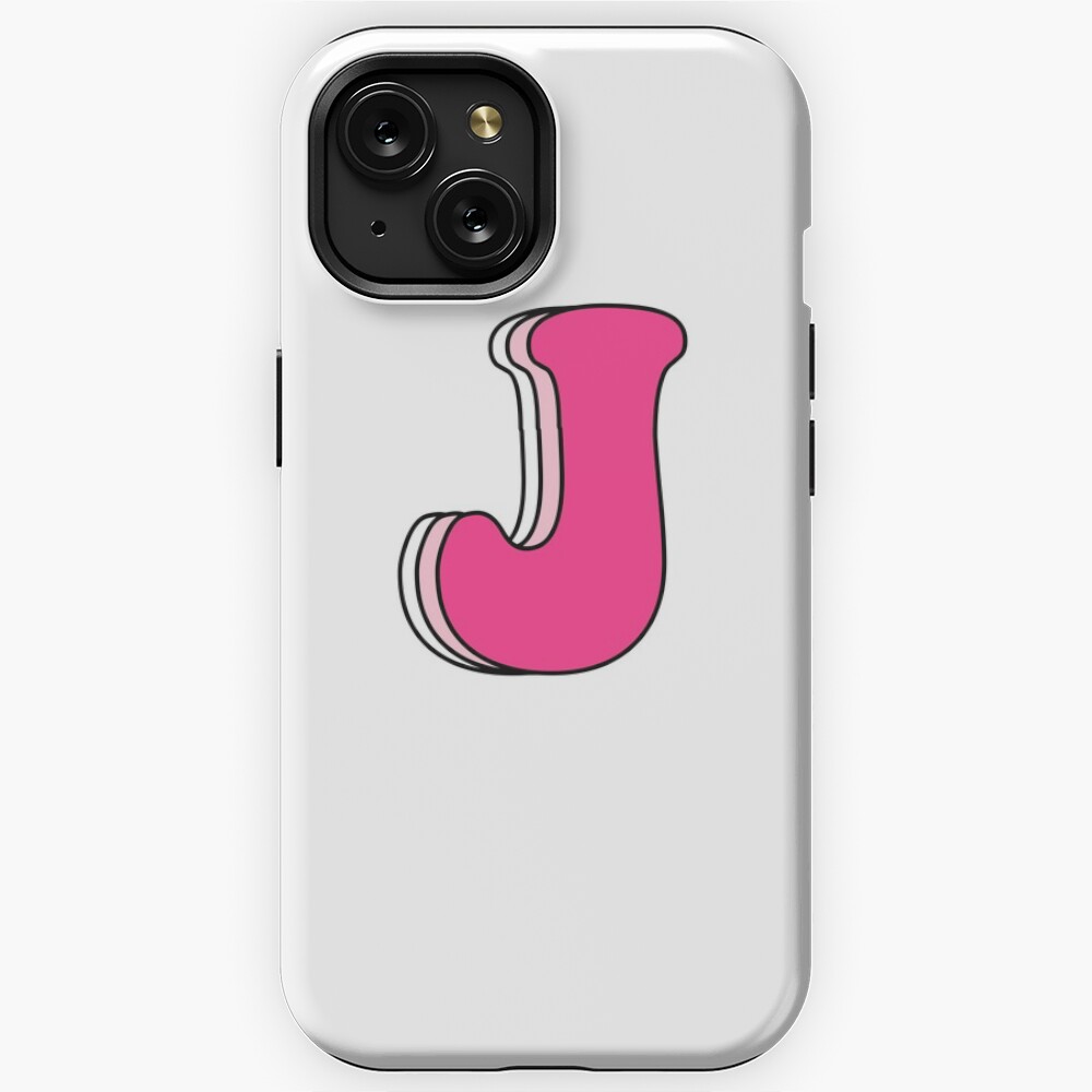 "Uppercase Pink Triple "J"" Sticker for Sale by Maggie S | Redbubble
