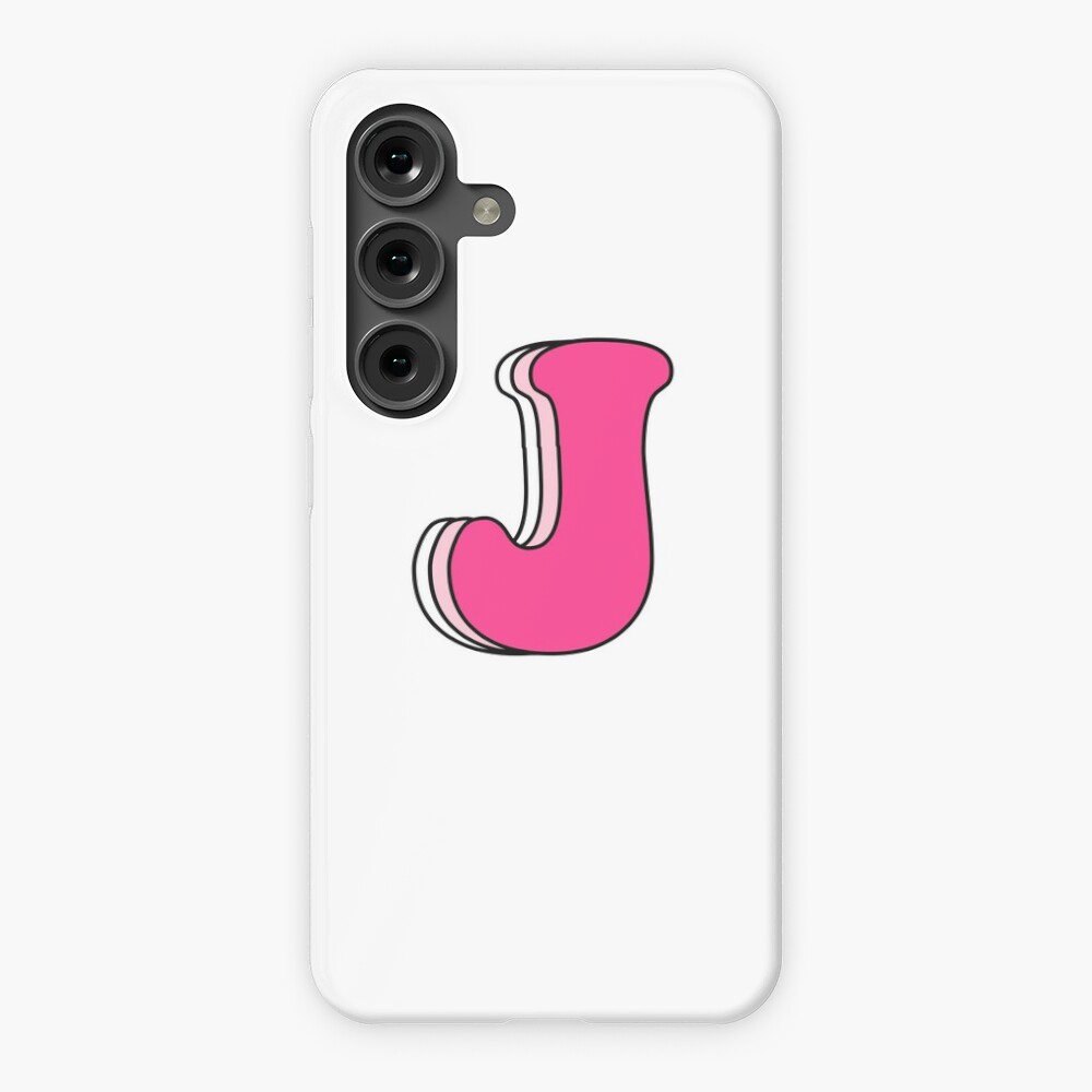 "Uppercase Pink Triple "J"" Sticker for Sale by magnoliastudios | Redbubble
