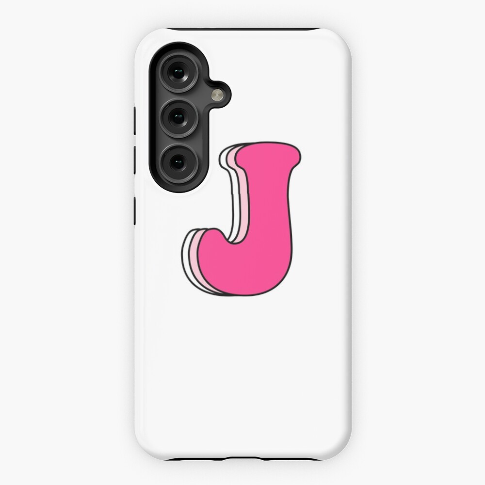 "Uppercase Pink Triple "J"" Sticker for Sale by Maggie S | Redbubble