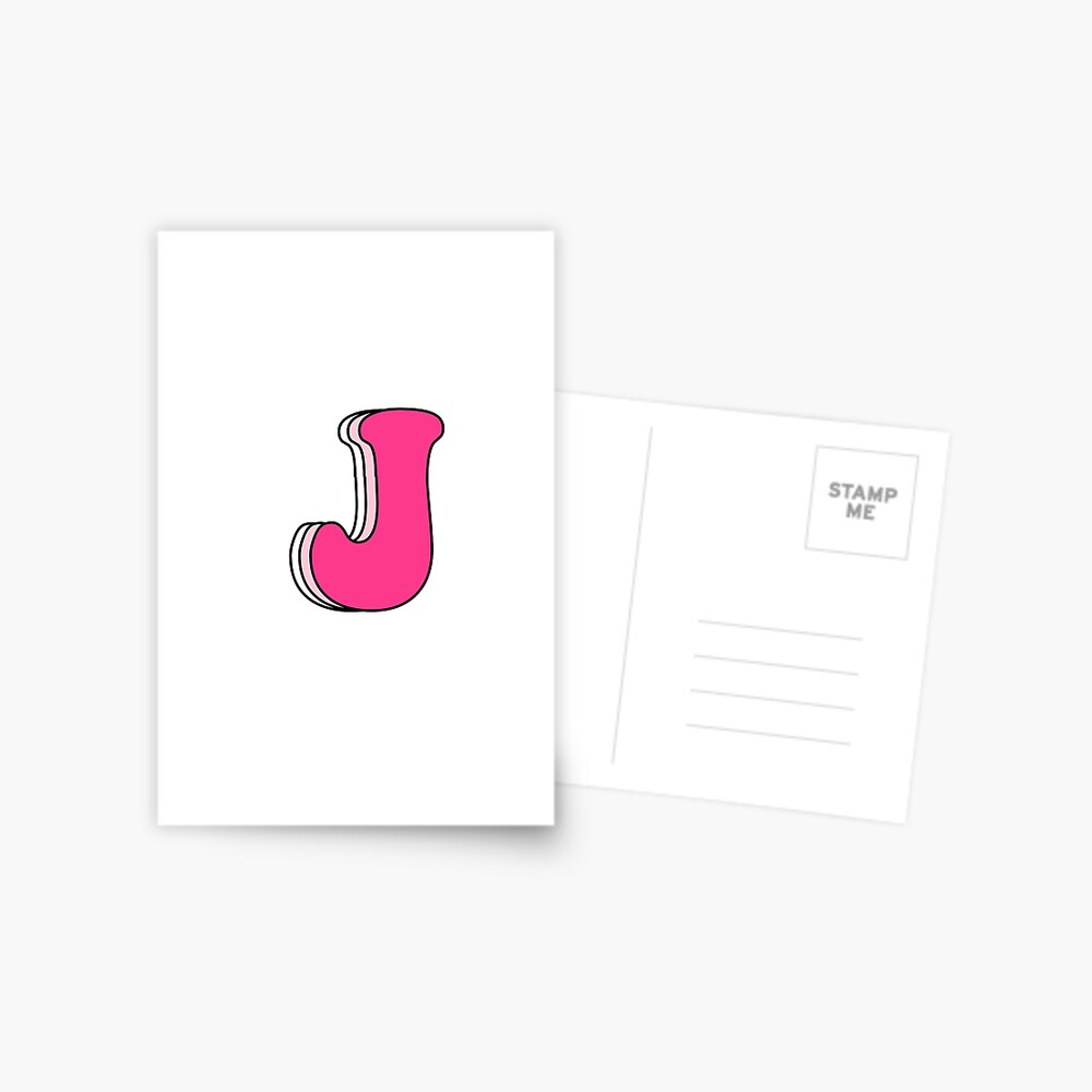 "Uppercase Pink Triple "J"" Sticker for Sale by magnoliastudios | Redbubble