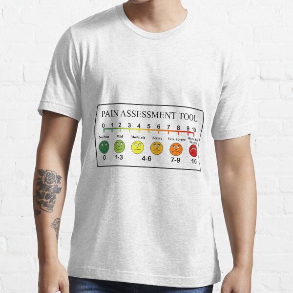 "Medical Pain Assessment Tool Chart " T-shirt for Sale by allhistory ...