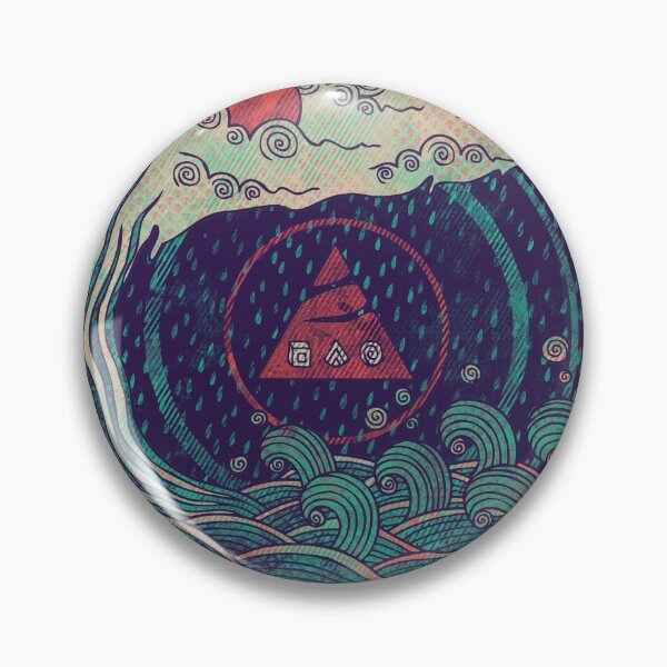 "Water" Pin for Sale by againstbound | Redbubble