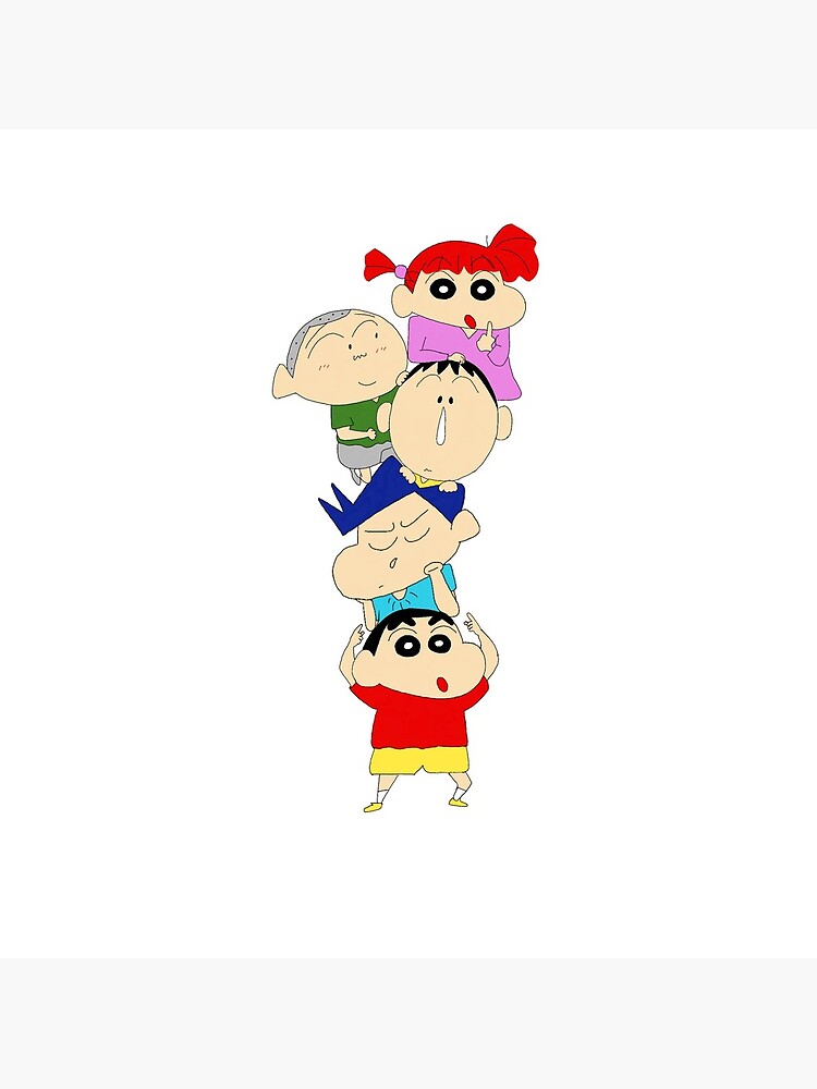 "Shin Chan friends" Poster by Amparo-fdez | Redbubble