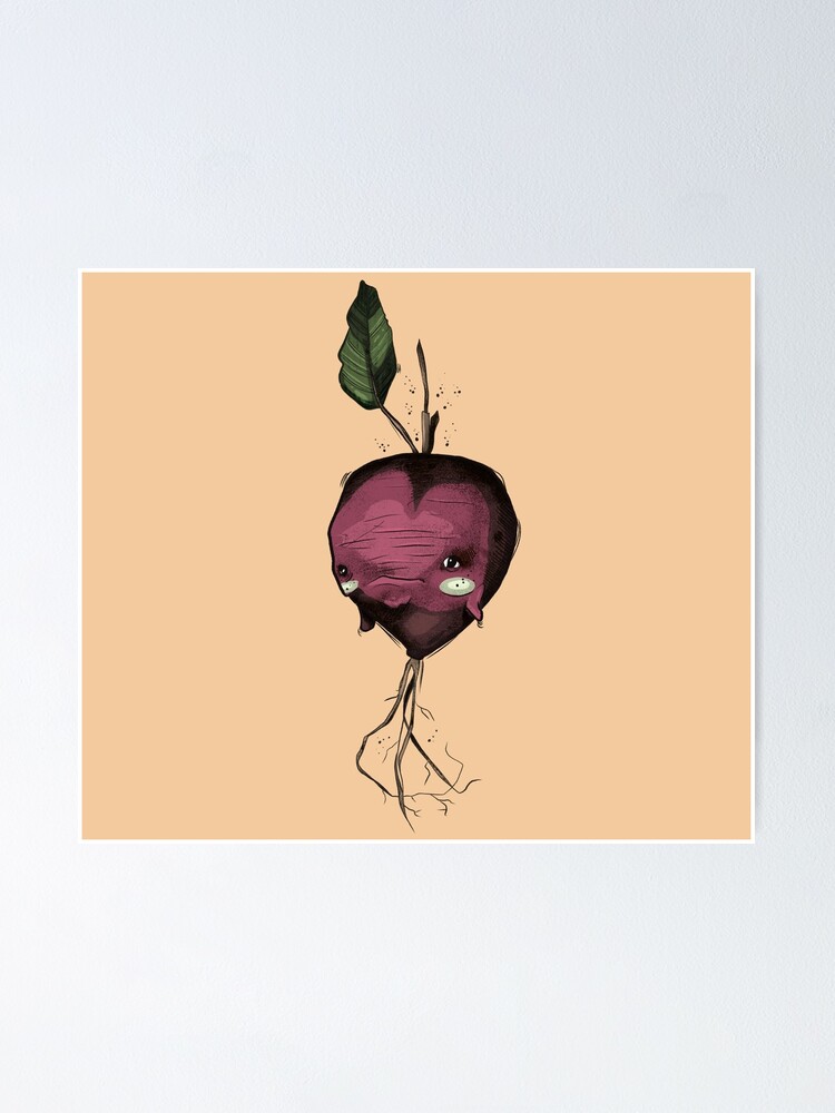 "Mr. Beet" Poster for Sale by morku | Redbubble
