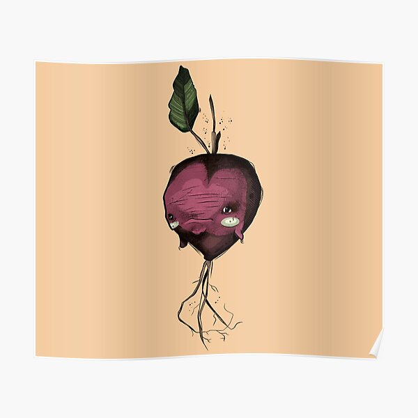 "Mr. Beet" Poster for Sale by morku | Redbubble