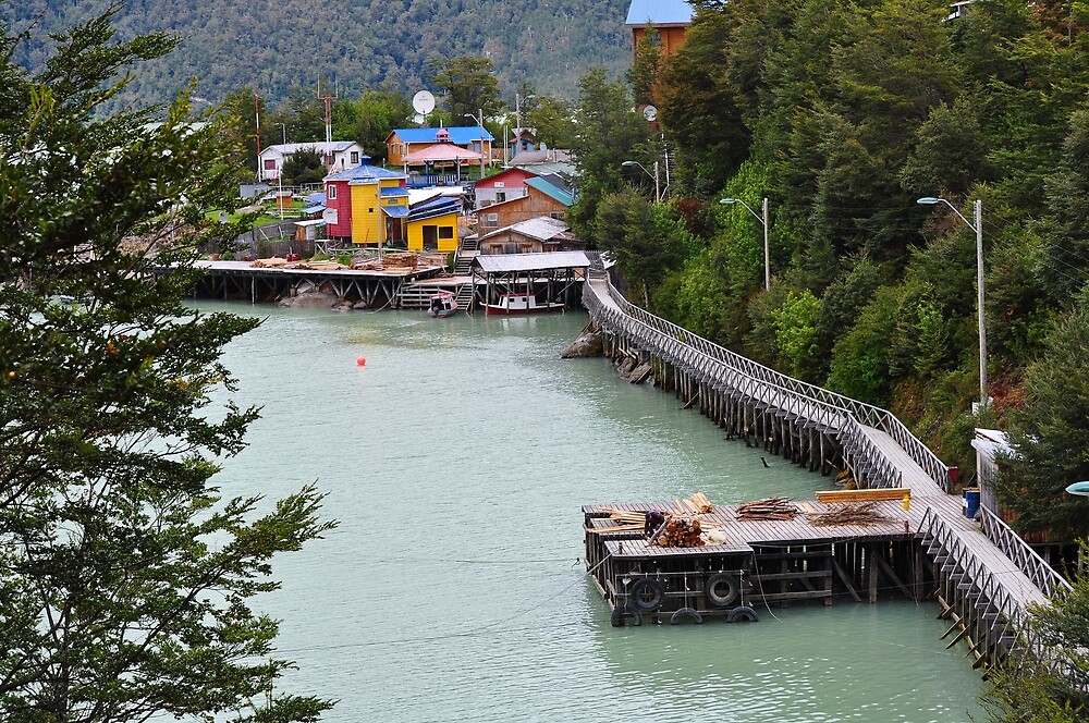 "Solo pasarelas de ciprés en caleta TORTEL - Chile" by cieloverde ...