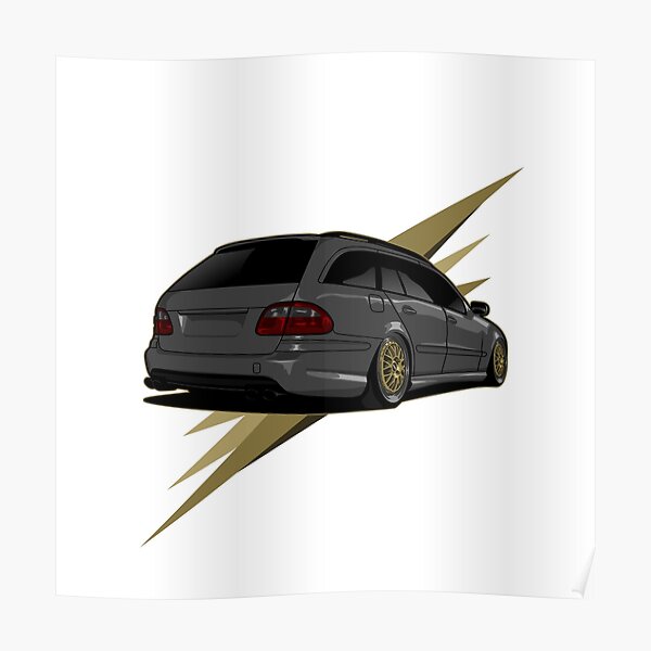 "W211 E63 Wagon " Poster for Sale by l13psna | Redbubble