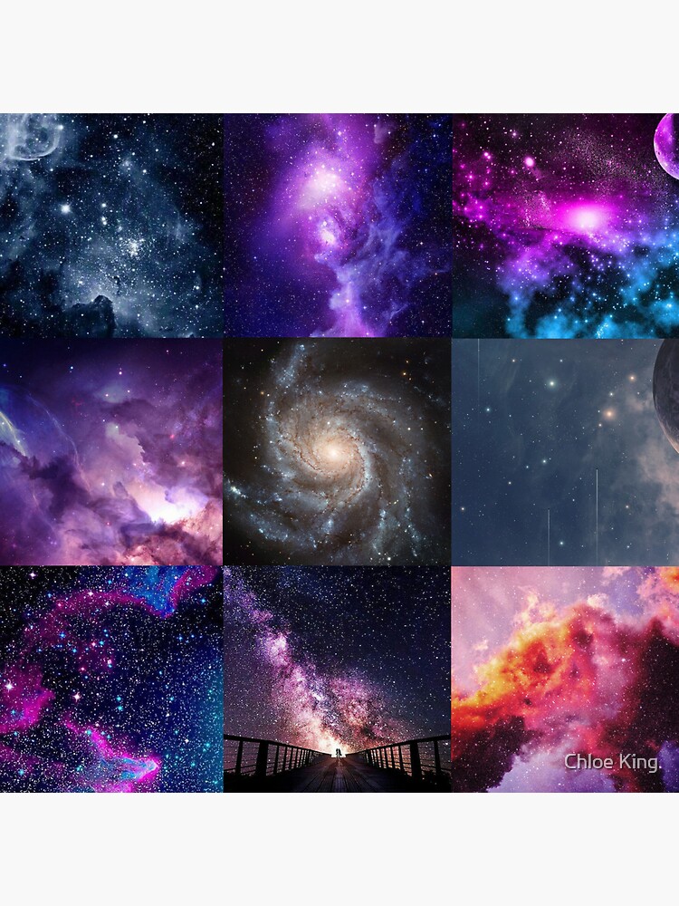 "Galaxy Mood Board 1" Sticker for Sale by Mrs-Chloe-Dixon | Redbubble