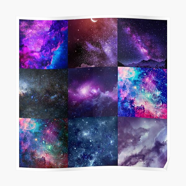 "Galaxy Mood Board 2" Poster by Mrs-Chloe-Dixon | Redbubble