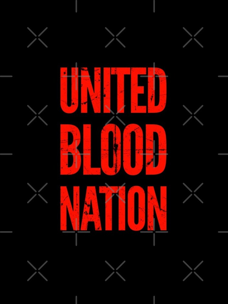 "United Blood Nation" iPhone Case for Sale by DIRTYDUNNZ | Redbubble