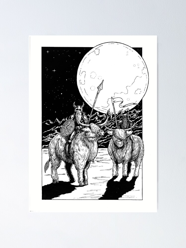 "Battle Cattle" Poster by LittleLeviathan | Redbubble