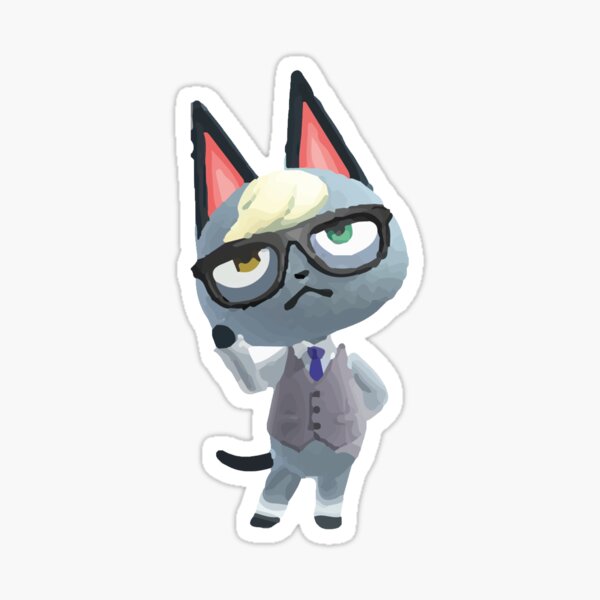 Animal Crossing Raymond Stickers | Redbubble