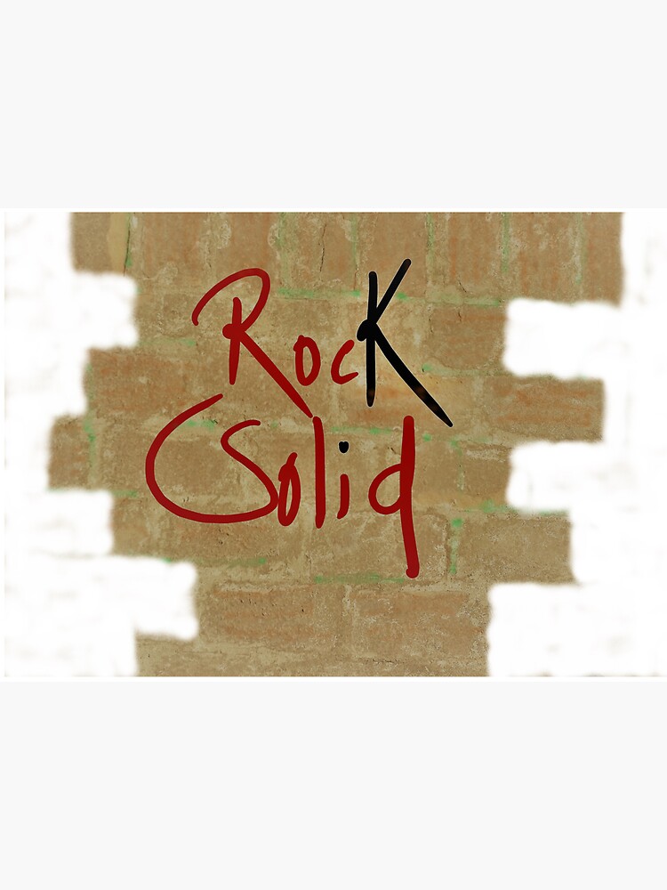 "Rock solid Art Style" Sticker for Sale by Bhardwaj84 | Redbubble