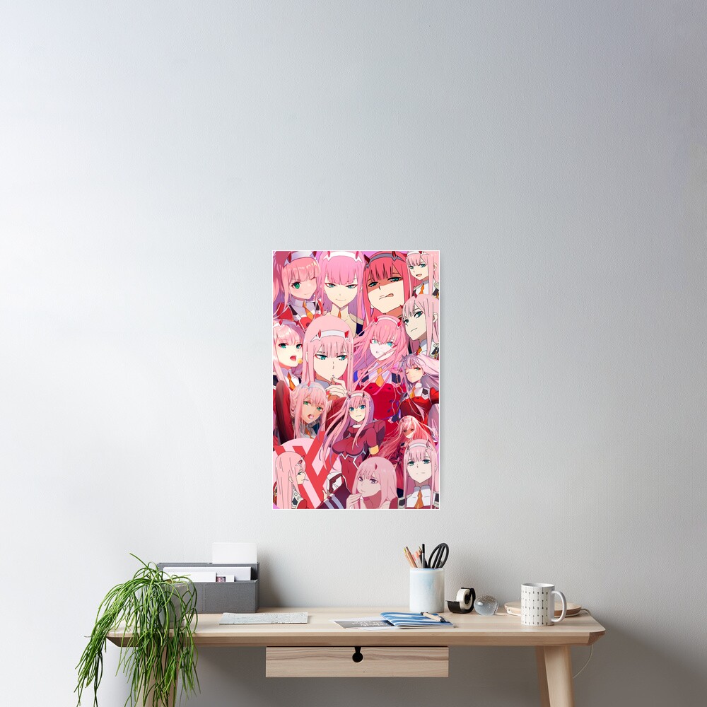 "Zero Two collage" Poster for Sale by cowination | Redbubble