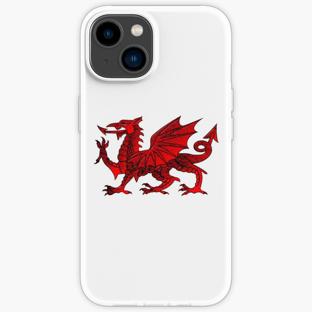 "Welsh Dragon With a Grungy Bevel Effect" iPhone Case for Sale by MarkUK97 | Redbubble