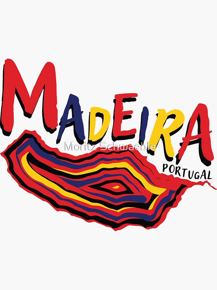 "Madeira - Portugal" Sticker for Sale by moritzschwaeble | Redbubble
