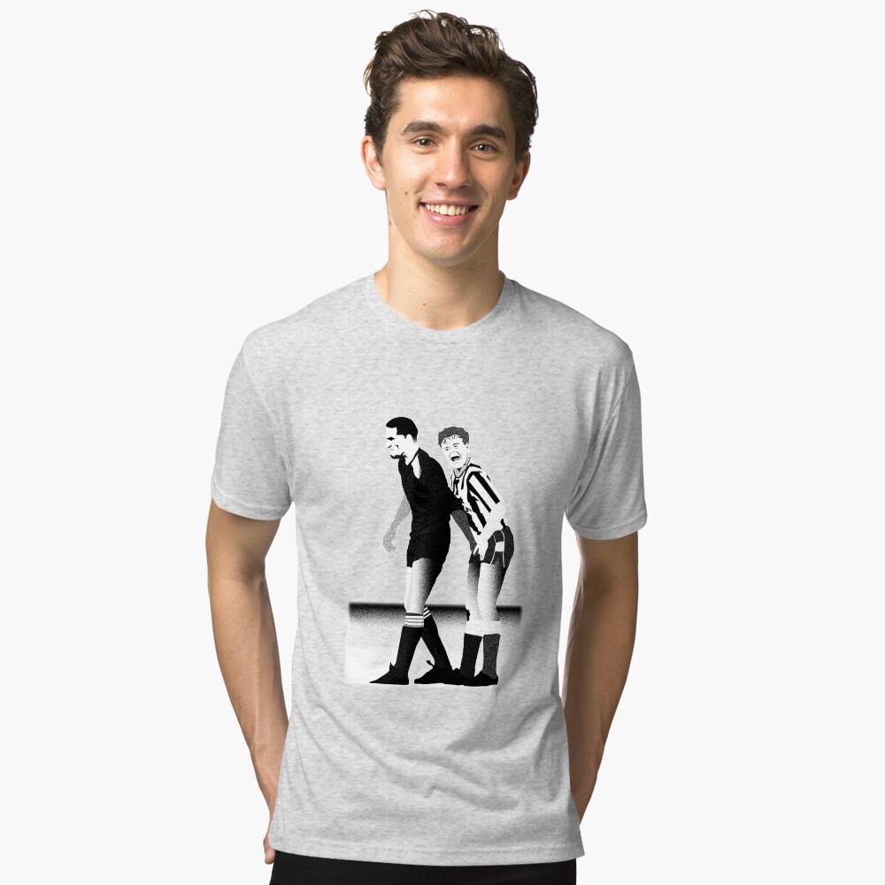 "Gazza and Vinnie Jones infamous 'crotch-grab'" Sticker for Sale by WR ...