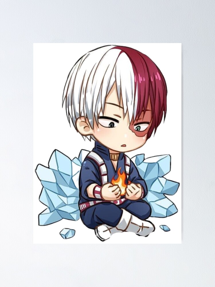 "Shoto Todoroki Chibi" Poster by Odaire | Redbubble