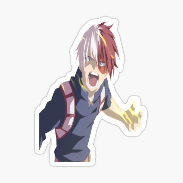 "Shoto Todoroki" Sticker for Sale by Odaire | Redbubble