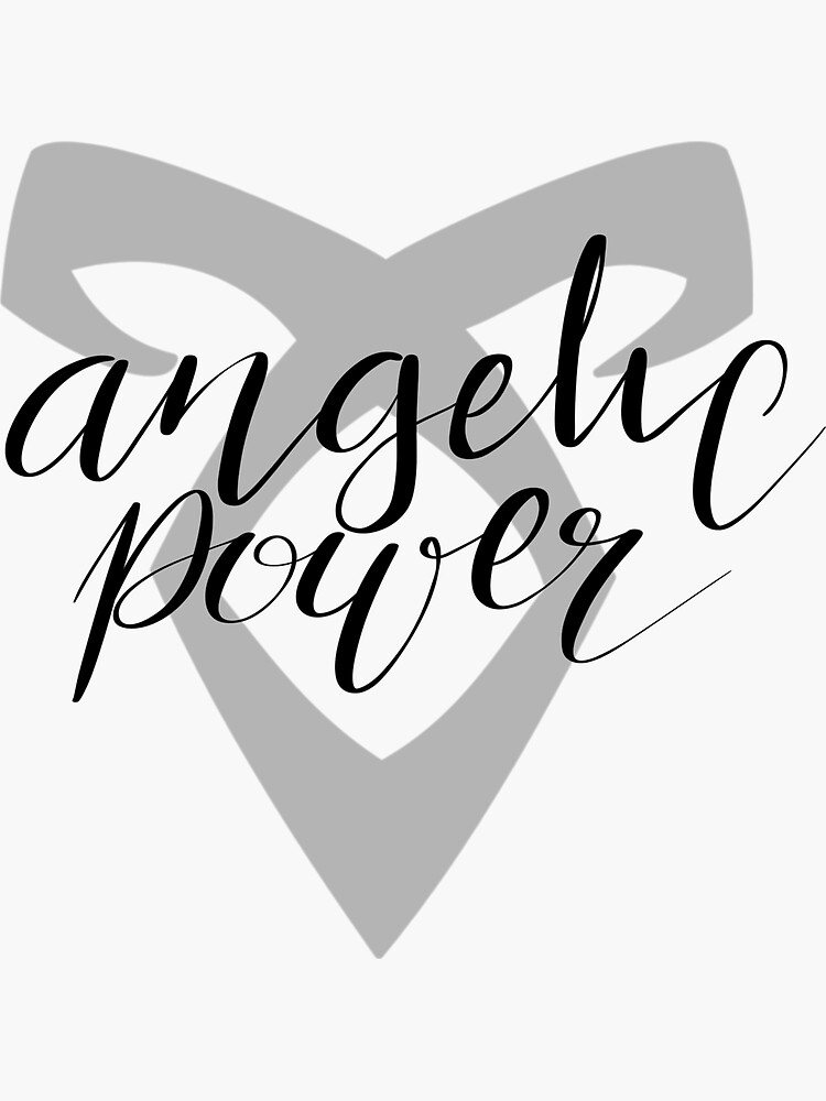 "Shadowhunter Angelic Power Rune" Sticker for Sale by simplydisney55 ...