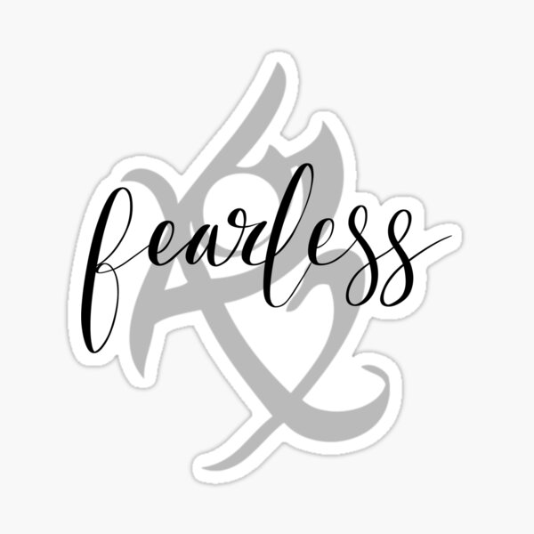 "Shadowhunter Fearless Rune" Sticker for Sale by simplydisney55 | Redbubble