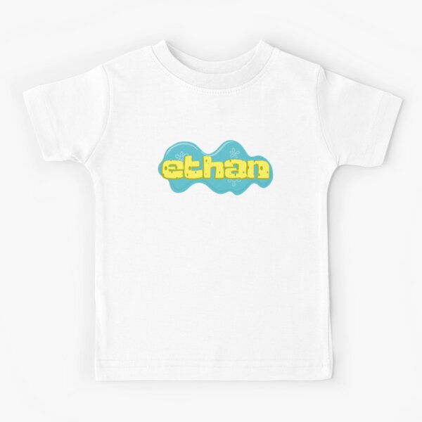 Camiseta para niños «Nombre del niño Ethan en estilo de dibujos ...