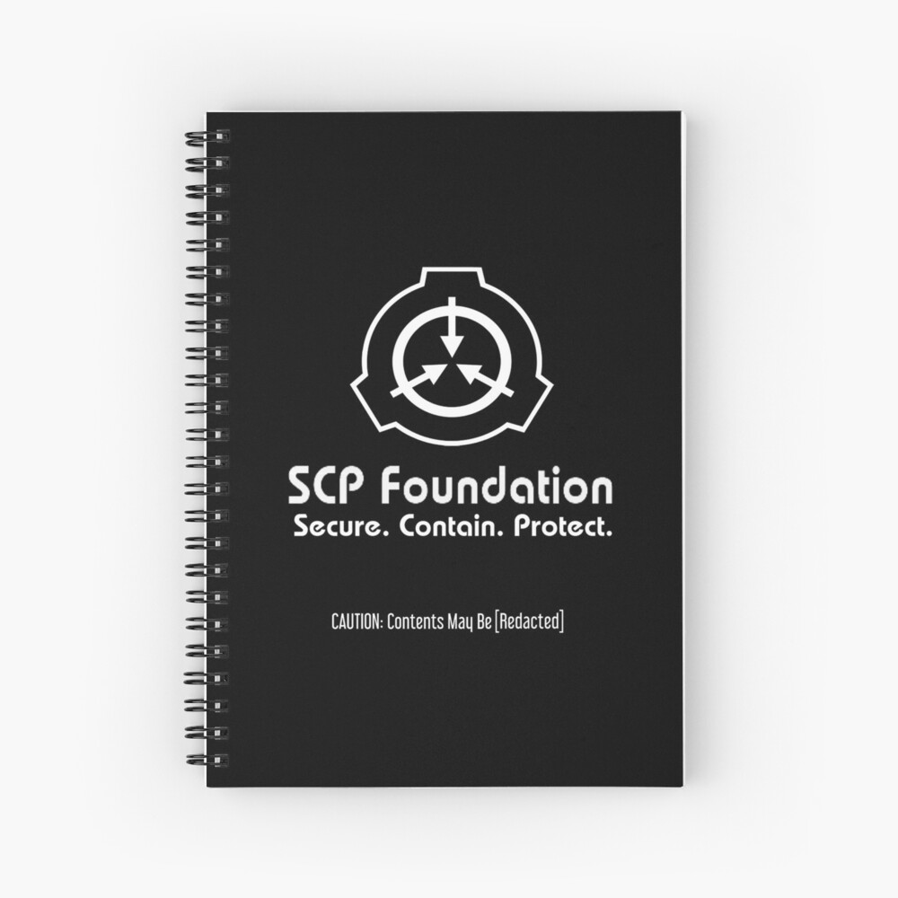 "SCP Foundation: Contents May Be [Redacted] (Black)" Spiral Notebook ...